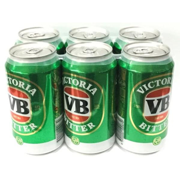 Victoria Bitter Cans 375mL (6 bottle pack) – Red Bluff Cellars