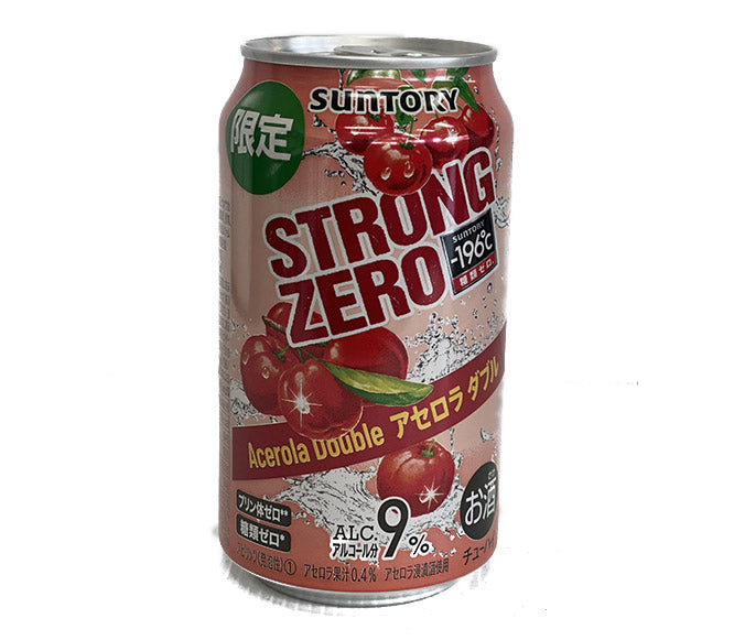 Suntory -196 Strong Zero Acerola Double 9% Cans – Red Bluff Cellars
