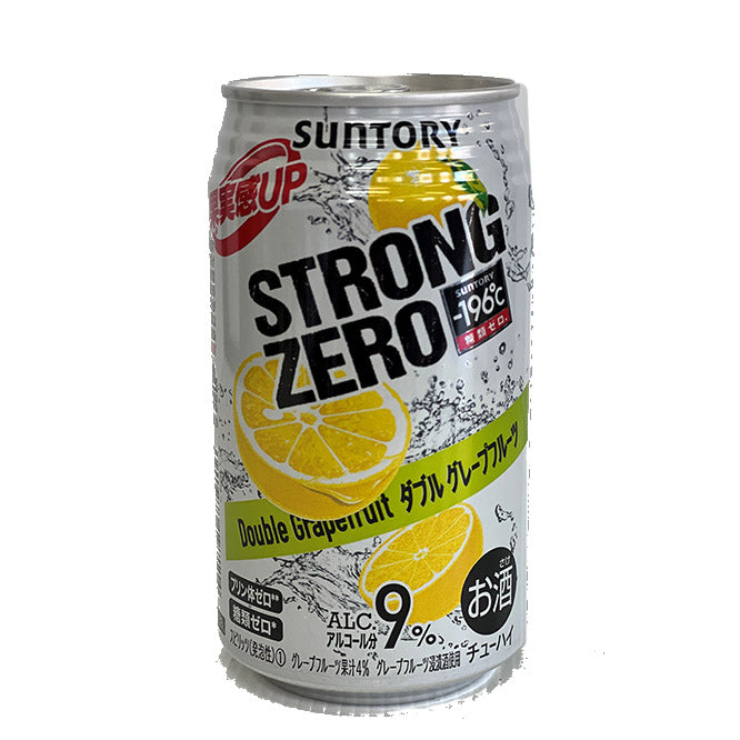 Suntory Strong Zero Double Grapefruit 9% 350mL – Red Bluff Cellars
